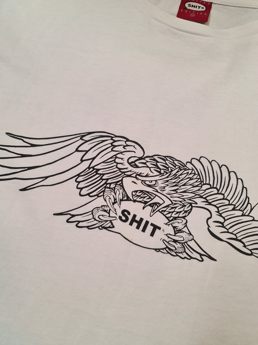 SHIT® KING EAGLE, WHITE – SHIT® SKATEBOARD COMPANY